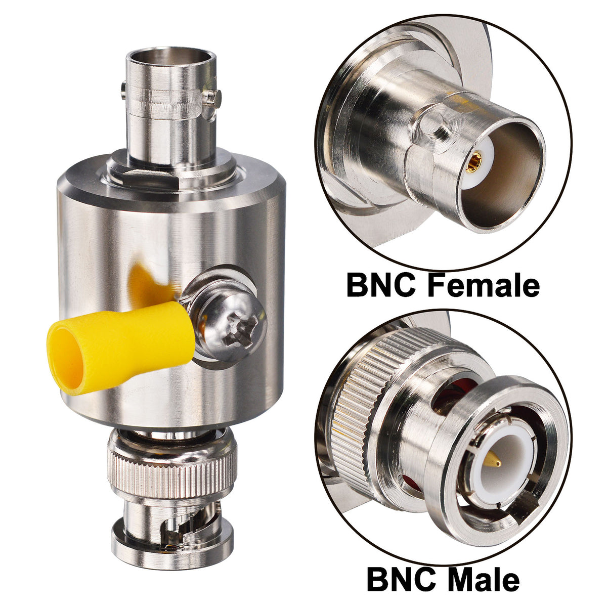 Coaxial Lightning Arrester BNC Lightning Surge Protector 50 Ohm Device ...