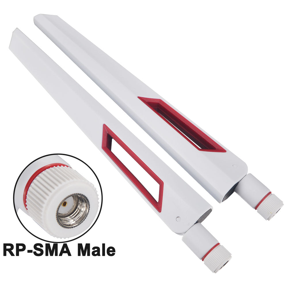 Dual Band WiFi Antenna 2.4G 5G 5.8GHz Router Antenna RP SMA Male Unive ...